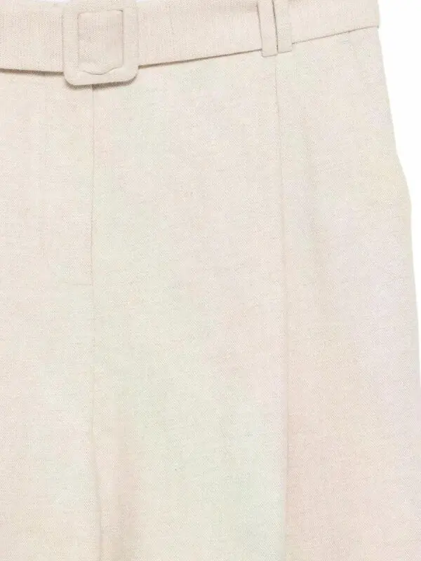 Eleventy Belted Pleated Trousers