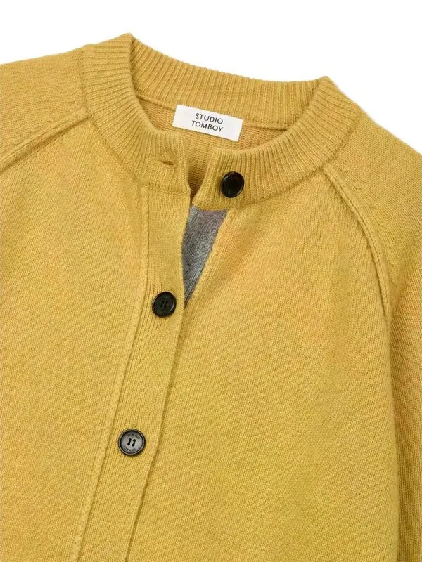 STUDIO TOMBOY Raglan-sleeve Button-up Cardigan