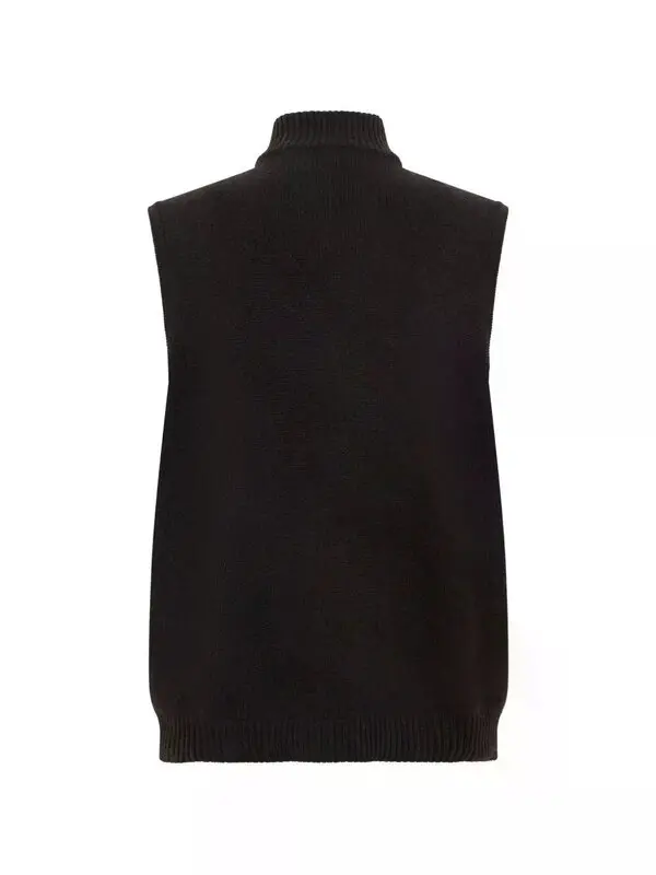 Fedeli Suede-panelled Cashmere Gilet