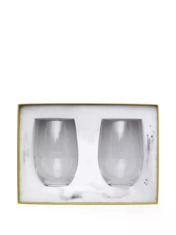 Christofle Perles Water Goblets - White