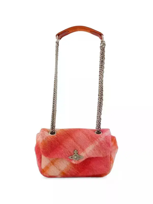 VIVIENNE WESTWOOD Anita Chain Check Shoulder Bag