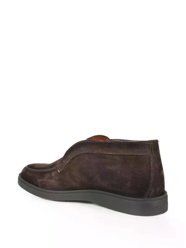 Santoni Dragon Calf Suede Desert Boots