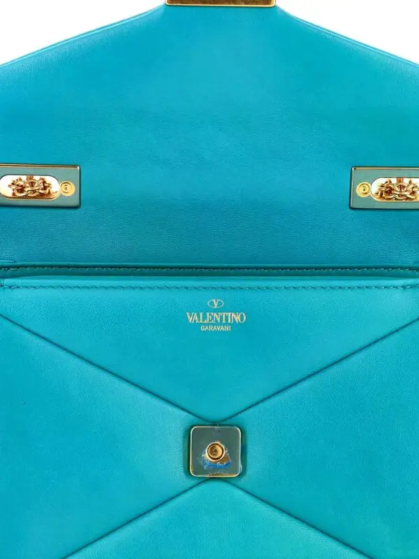 Valentino Garavani One Stud Chain Flap Bag Leather Small Shoulder Bag