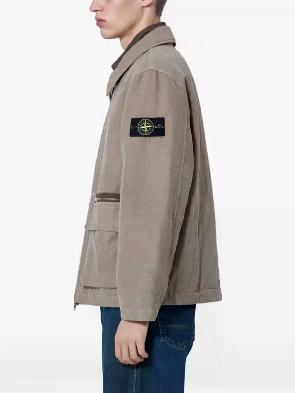 Stone Island 4100043 Diagonal Cotton Wool-tc Jacket