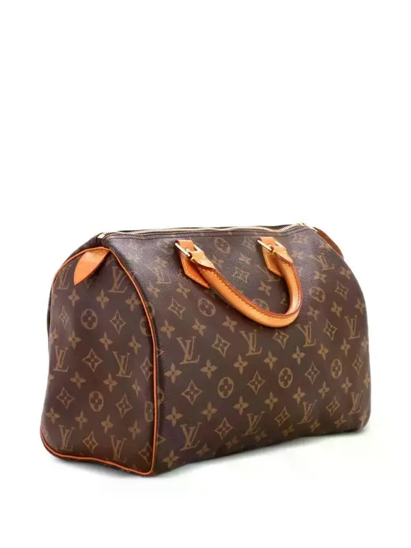 LOUIS VUITTON Speedy Handbag Monogram Canvas 30 Satchel