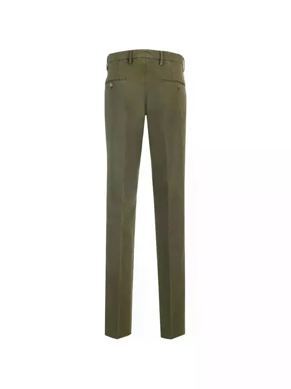 Al Duca D'aosta Pressed-crease Slim-cut Trousers
