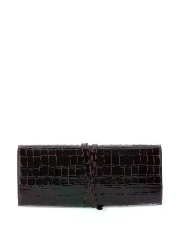 LIFFNER Leather Clutch Bag - Brown