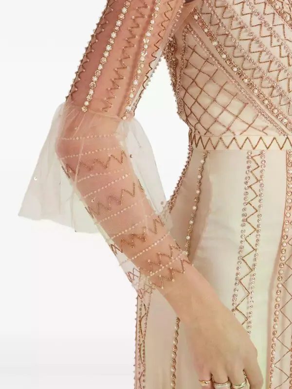 TEMPERLEY LONDON Sequin-embellished Midi Dress