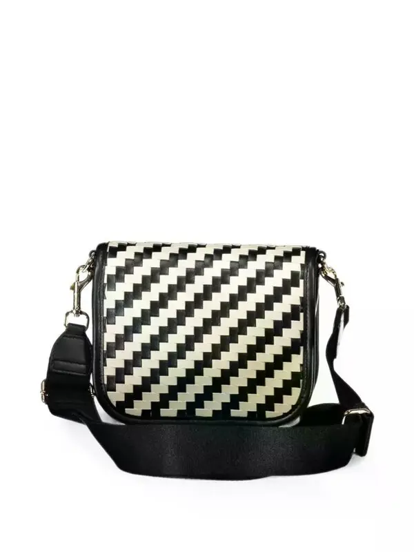 Tommy Hilfiger Julia Check-pattern Cross Body Bag - Black