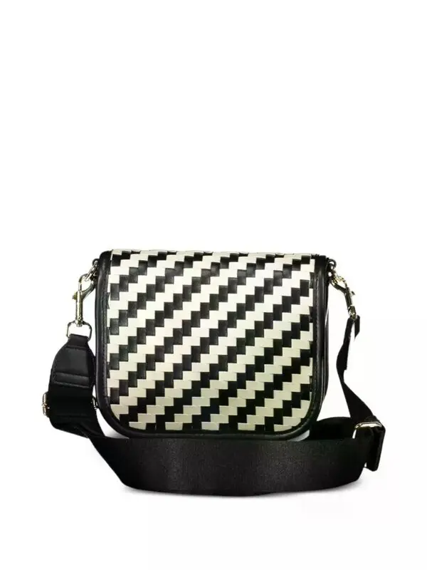 Tommy Hilfiger Julia Check-pattern Shoulder Bag - Black