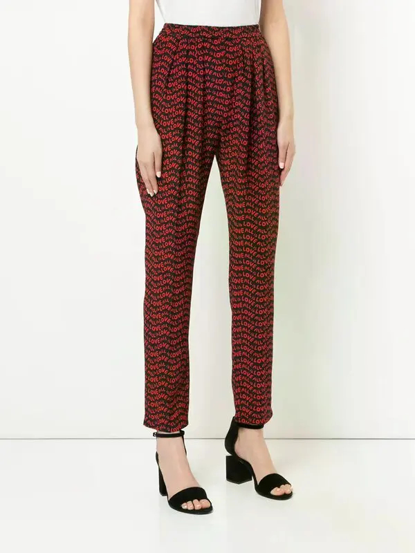 Stella McCartney Love Is All Patterned Trousers