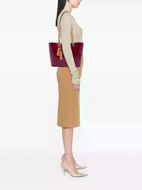 LOUIS VUITTON 2000-2026 Monogram Vernis Long Beach Pm Shoulder Bag