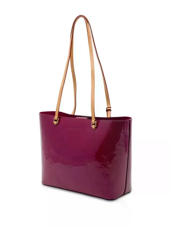 LOUIS VUITTON 2000-2026 Monogram Vernis Long Beach Pm Shoulder Bag