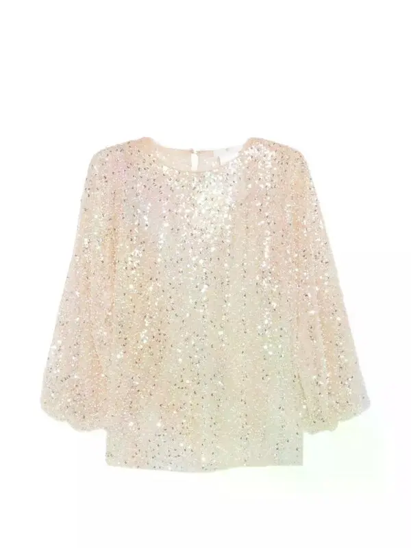 Marina Rinaldi Sequin-embellished Blouse - Neutrals