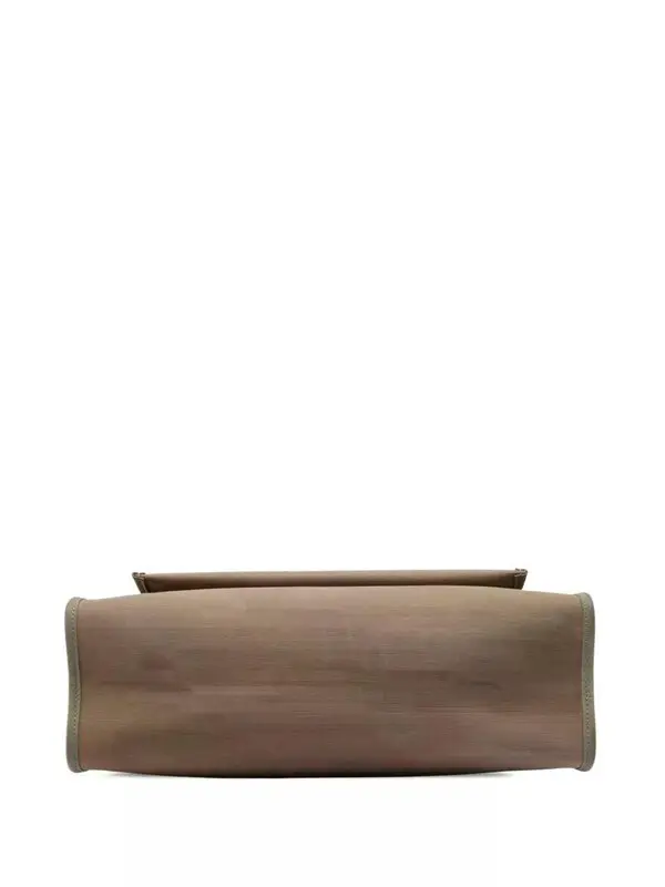 Hermès 2015 Toile Herbag Zip 31 Satchel - Brown