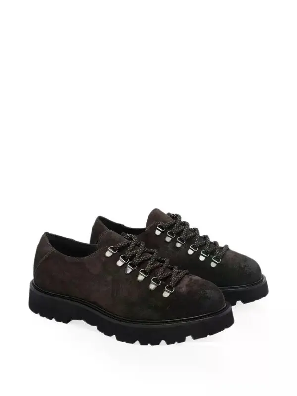 PAWELK'S Round-toe Suede Low-top Sneakers