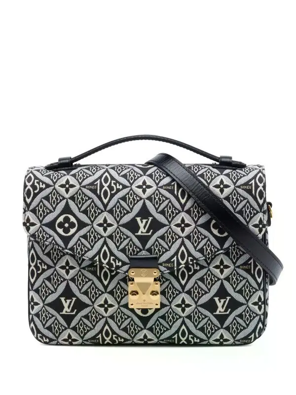 LOUIS VUITTON 2020 Monogram Jacquard Since 1854 Pochette Metis Satchel