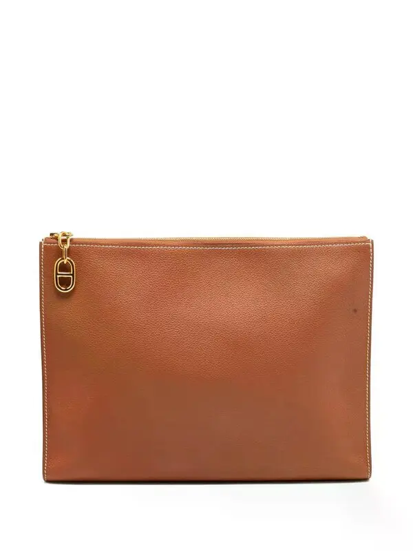 Hermès 2023 Gm Zipengo Chaine D’ancre Clutch Bag
