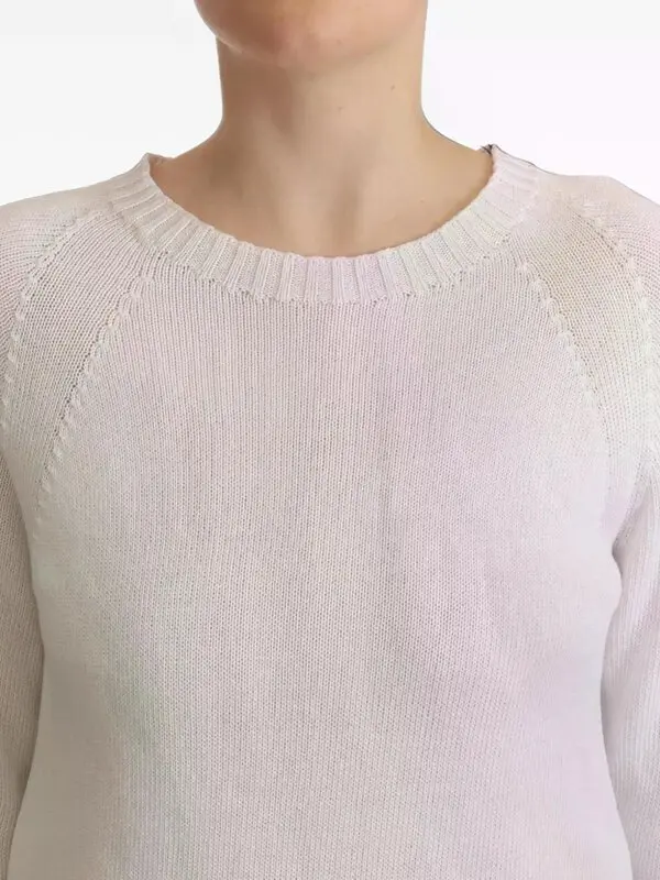 Alpha Studio Crew-neck Cotton Sweater