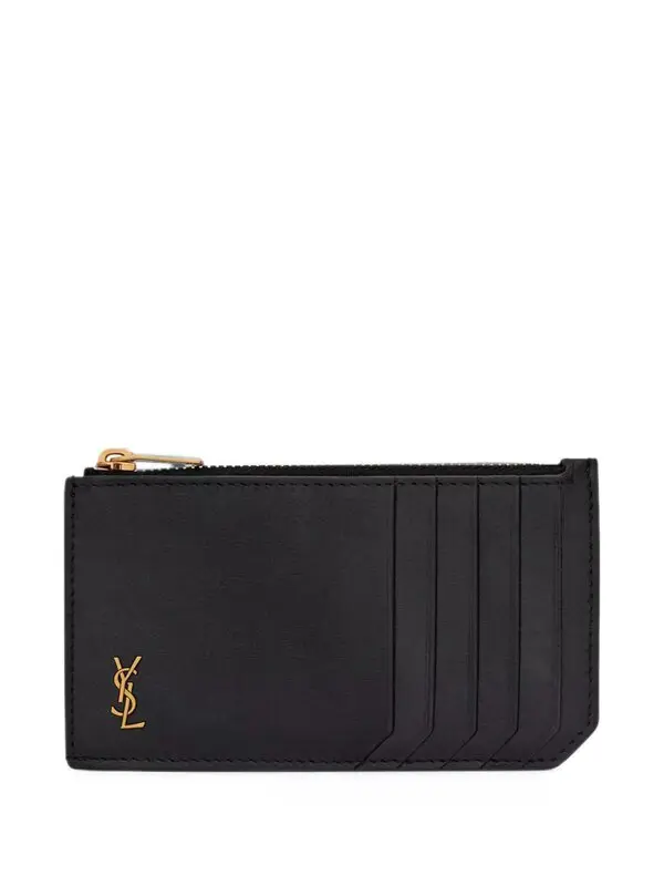 Saint Laurent Fragments Cassandre Card Holder - Black