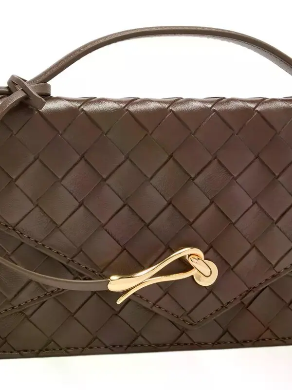 Jw Pei Celeste Woven Clutch Bag - Brown