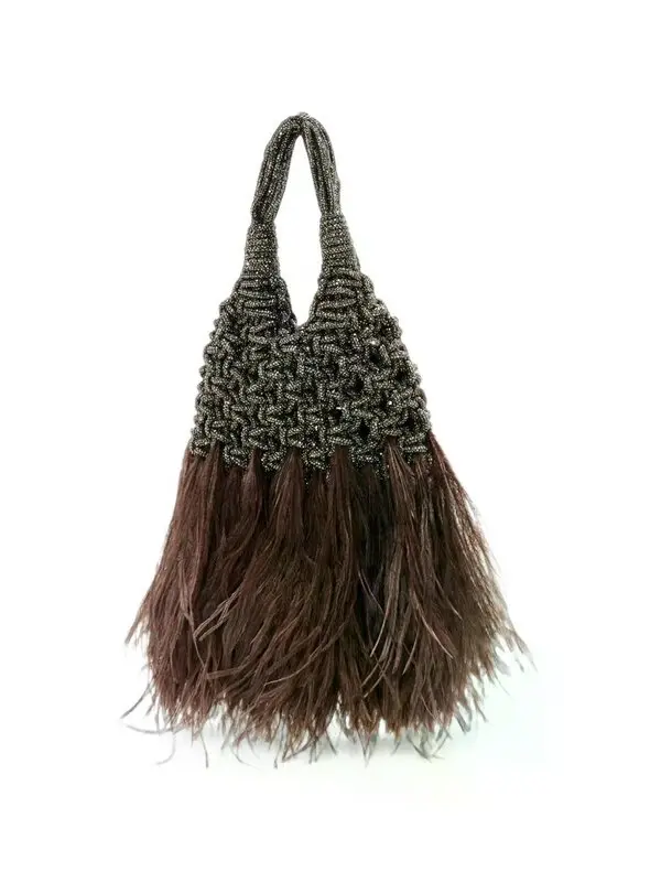HIBOURAMA Mini Vannifique Plumes Tote Bag