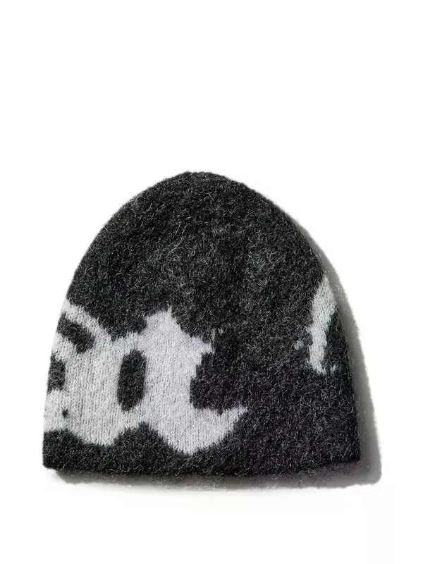 ROA Vortex Logo-intarsia Beanie Hat