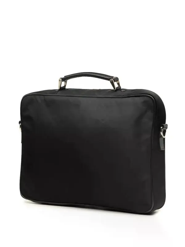 Prada 2013-2026 Saffiano Trimmed Tessuto Business Bag