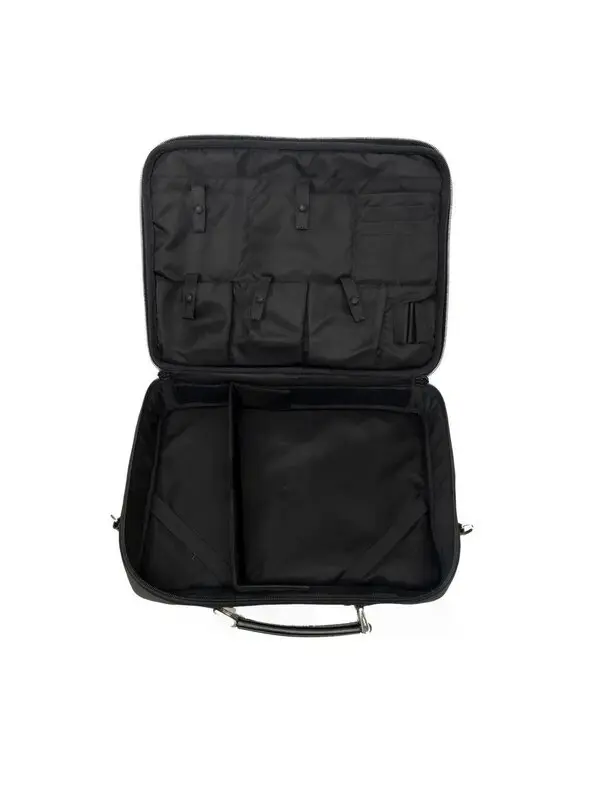 Prada 2013-2026 Saffiano Trimmed Tessuto Business Bag