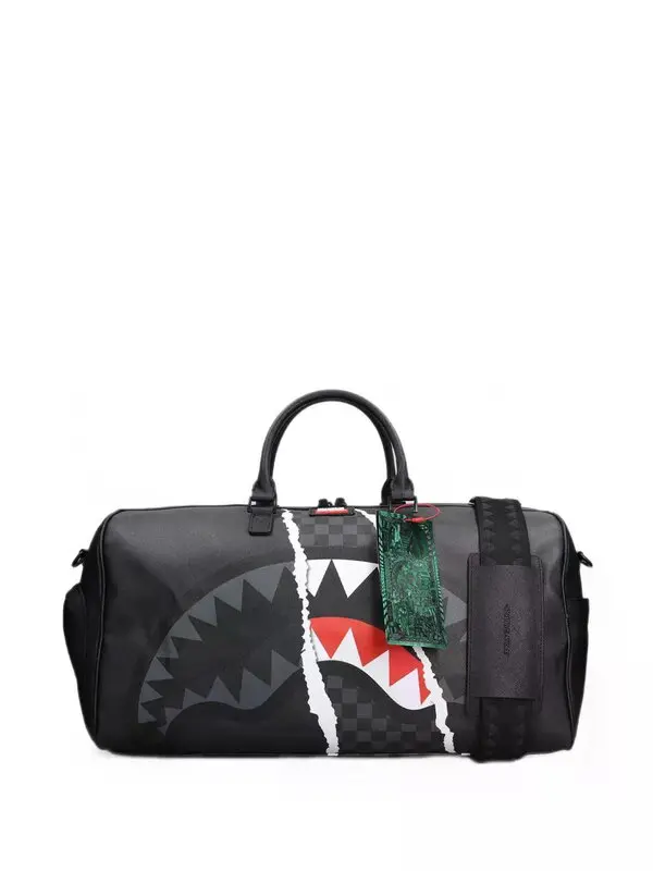 SPRAYGROUND Shark Mouth Check-print Holdall