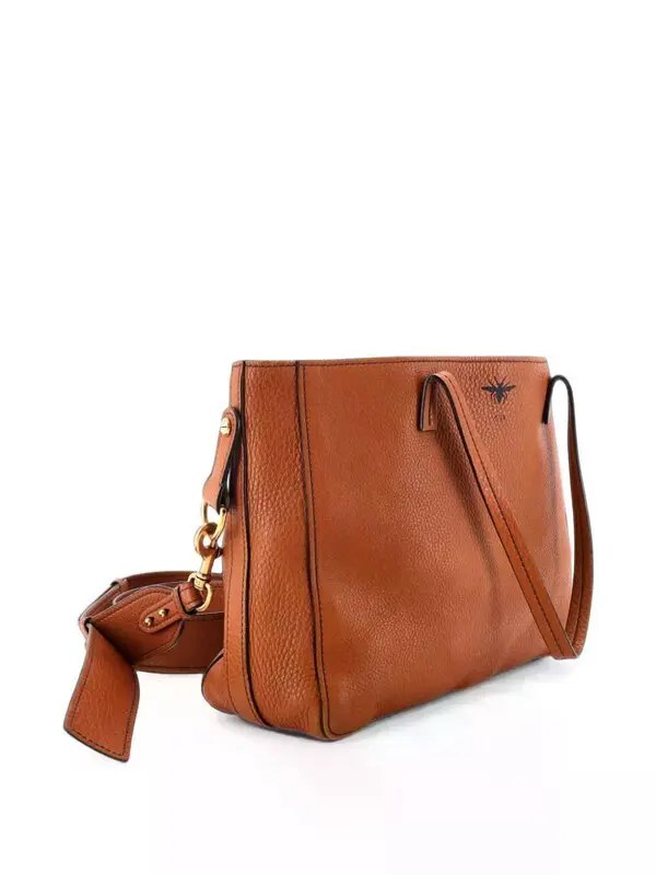 Dior D-bee Shopper Leather Medium Tote Bag