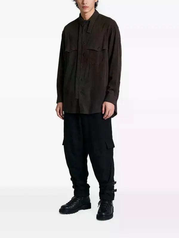 Yohji Yamamoto Button-up Chest-pocket Shirt