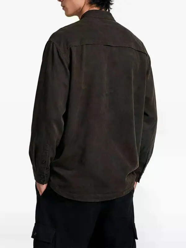 Yohji Yamamoto Button-up Chest-pocket Shirt