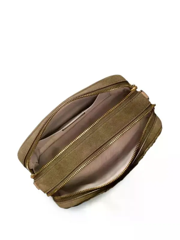 Michael Kors Medium Bryant Woven Double-zip Cross Body Bag