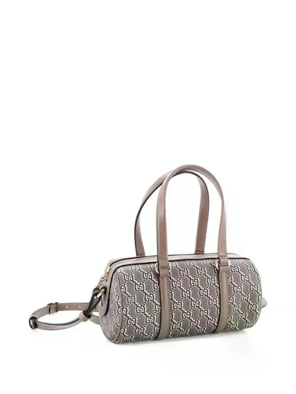 Gucci Convertible Duffle Bag Gg Shadow Coated Canvas Small Shoulder Bag
