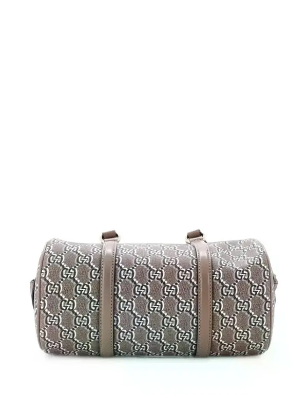 Gucci Convertible Duffle Bag Gg Shadow Coated Canvas Small Shoulder Bag
