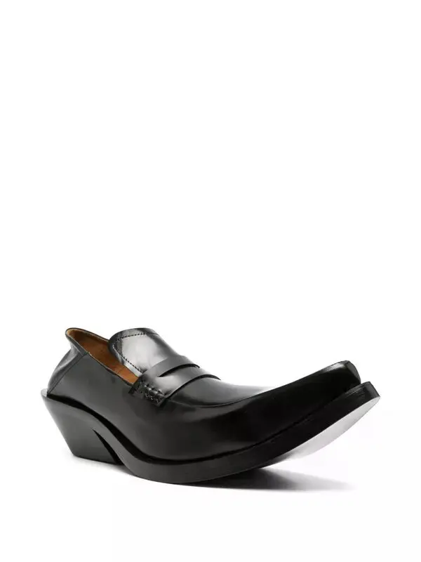 EGONLAB Spike Leather Loafers