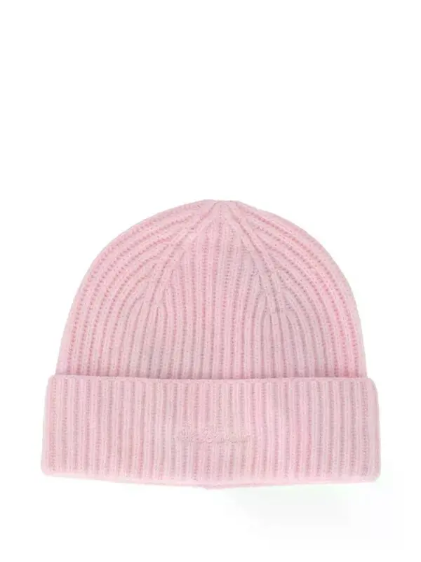 MC2 SAINT BARTH Moss Ribbed-knit Beanie Hat