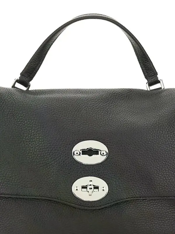 ZANELLATO Postina Leather Shoulder Bag - Black