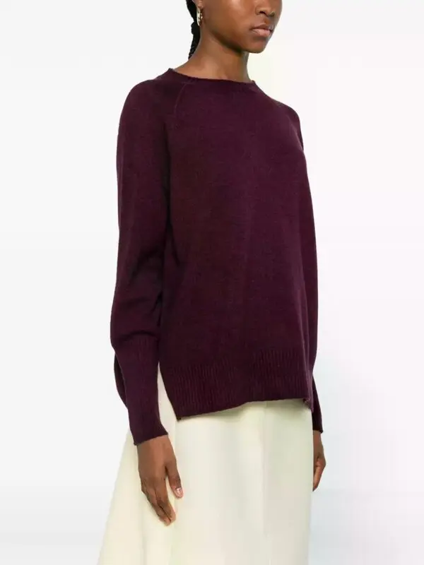BASE MILANO Raglan-sleeve Wool Sweater