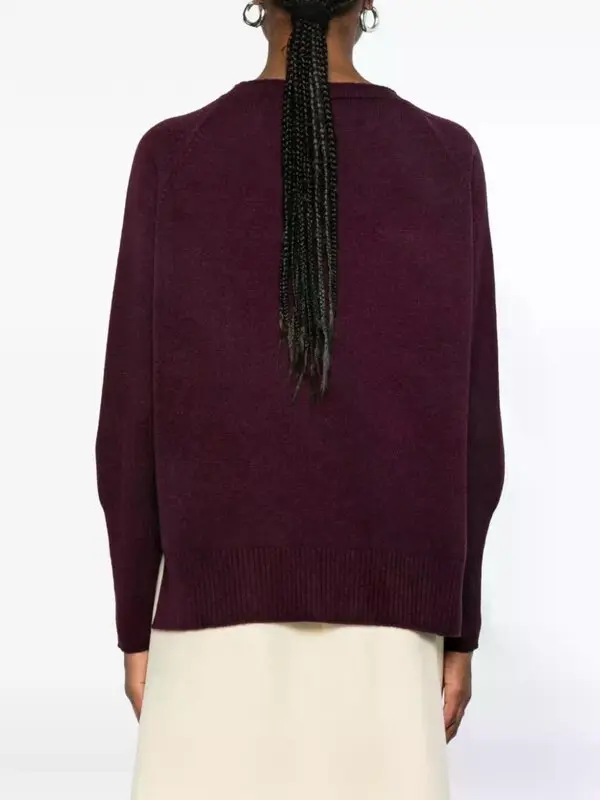 BASE MILANO Raglan-sleeve Wool Sweater