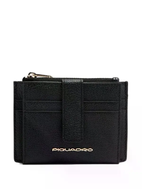 PIQUADRO Patricia Grained-texture Wallet - Black
