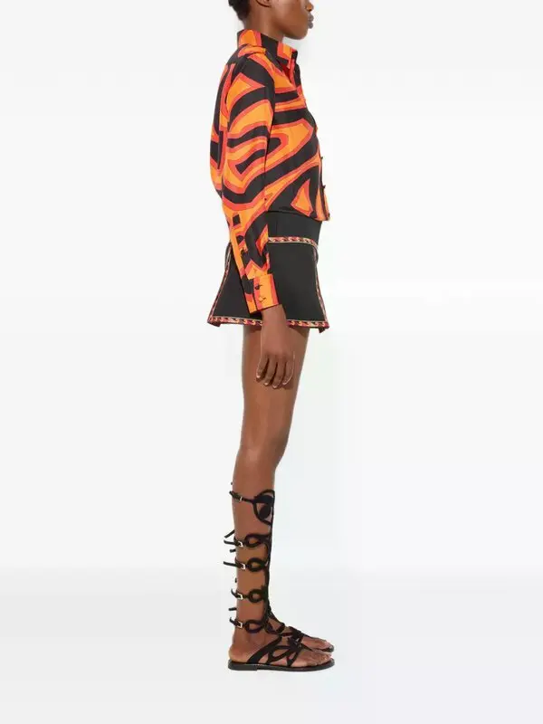 Emilio Pucci Labirinto-print Silk Shirt