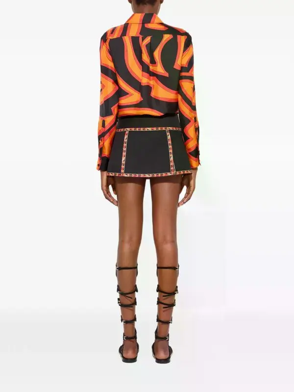 Emilio Pucci Labirinto-print Silk Shirt