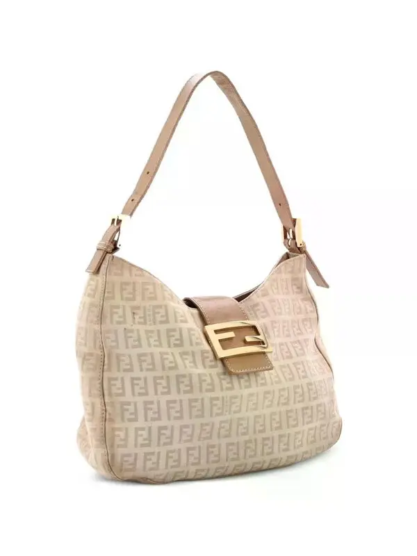 Fendi Zucchino Canvas Medium Shoulder Bag
