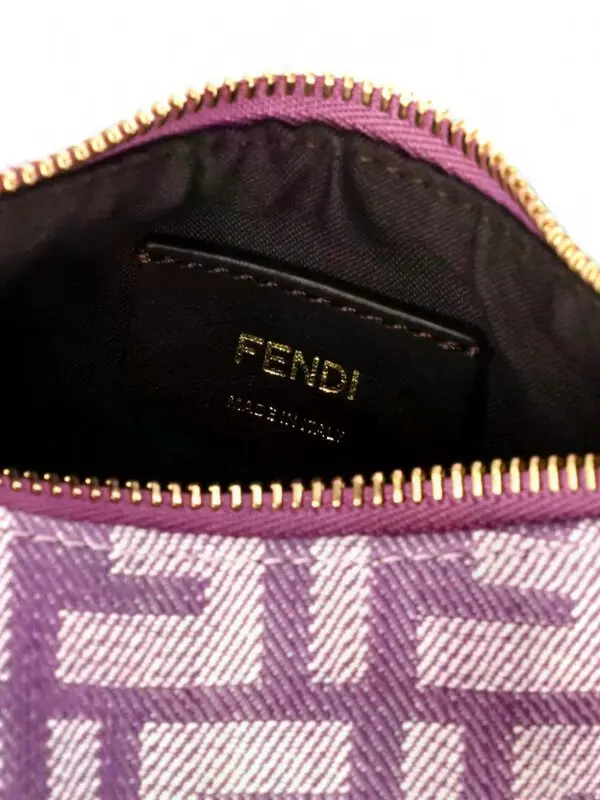 Fendi Fendigraphy Bag Zucca Canvas Mini Hobo Bag