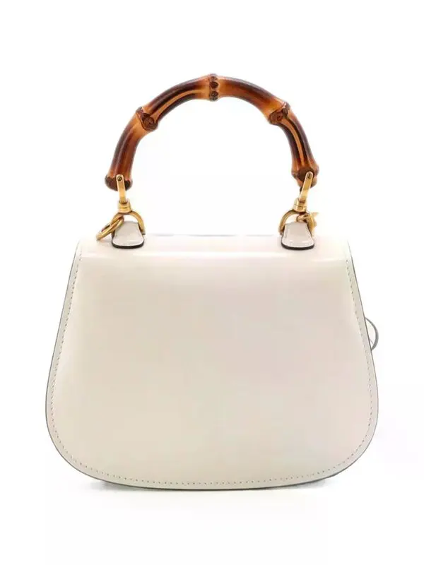Gucci Bamboo 1947 Top Handle Bag Leather Mini Shoulder Bag