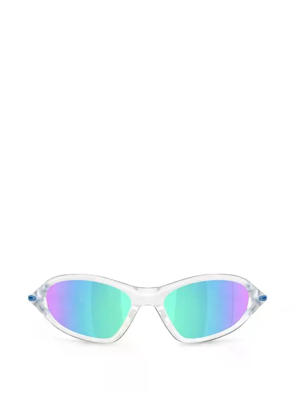 Oakley Portal Jacket Oval-frame Sunglasses - White