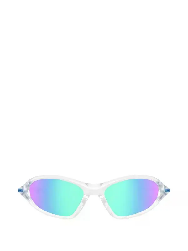Oakley Portal Jacket Oval-frame Sunglasses - White