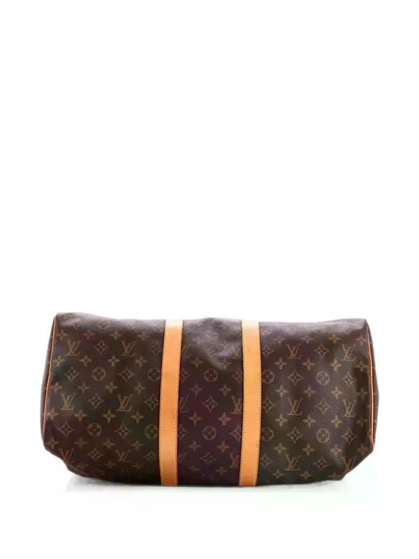 LOUIS VUITTON Keepall Bag Monogram Canvas 45 Satchel - Brown